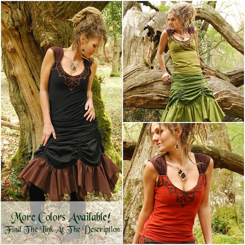 Funky Top Women Rustic Clothing Fairy Clothes Psy Wear - Etsy