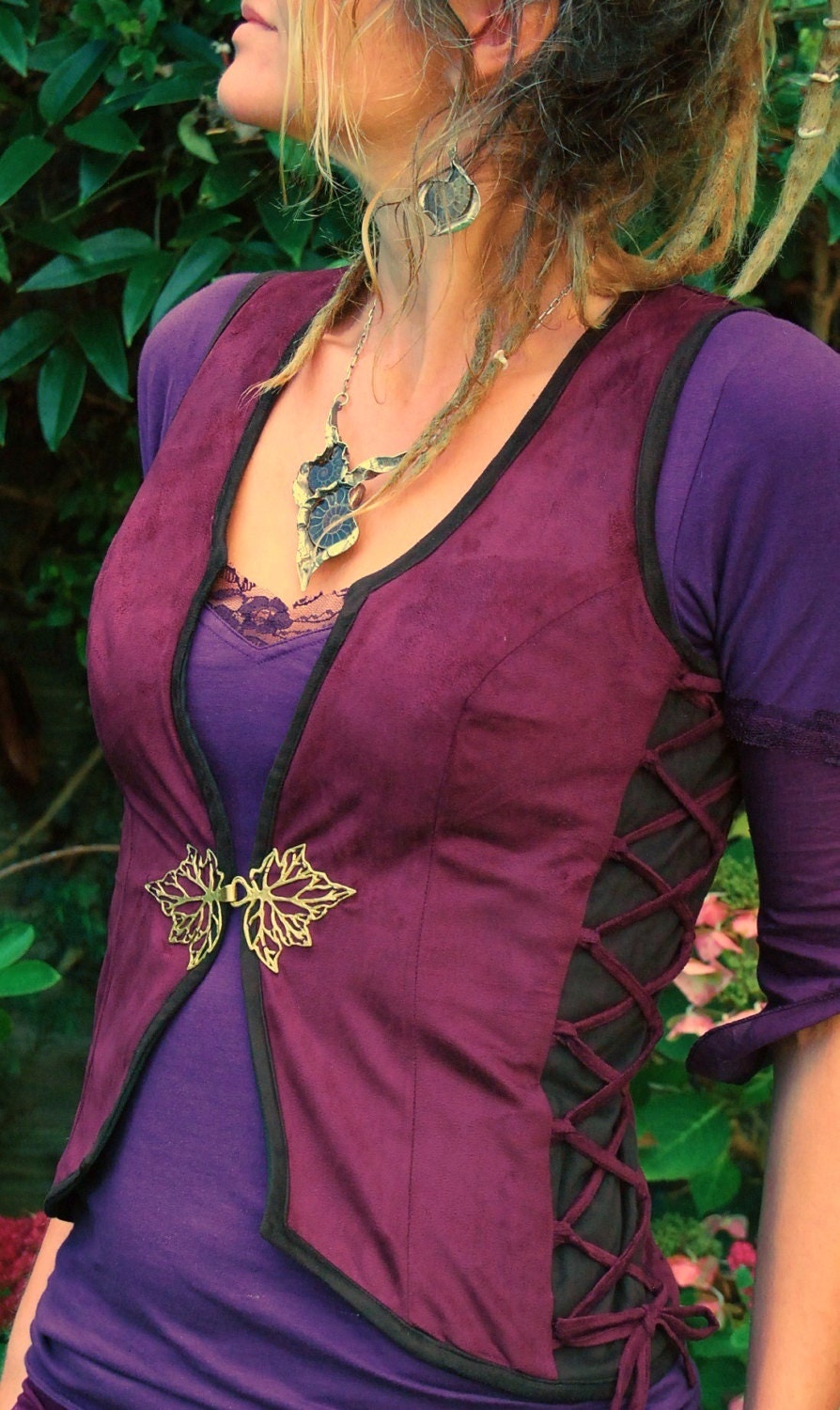 Steampunk waistcoats Goa clothes Boho vests Rave wear | Etsy