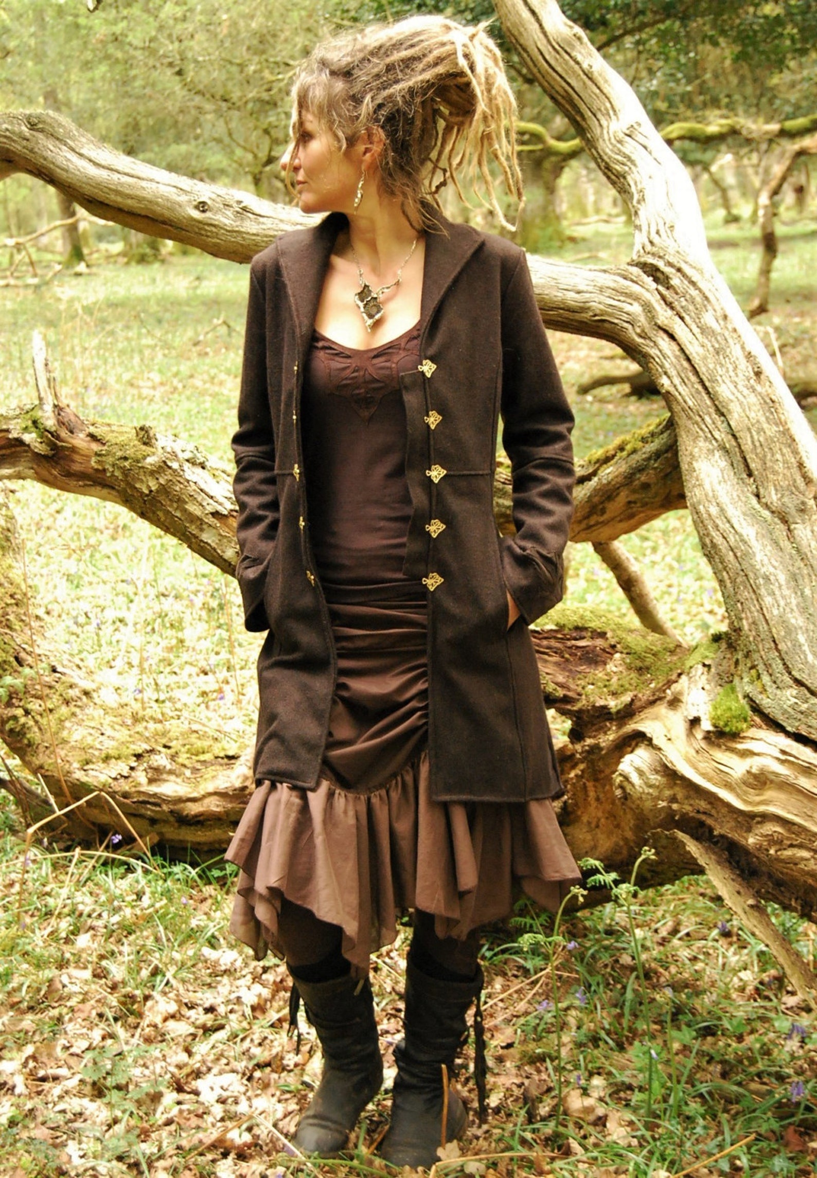 Steampunk Coats for Women Designer Outwear Wool Overcoat - Etsy