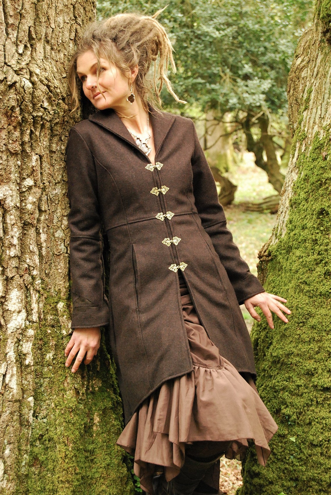 Steampunk Coats for Women Designer Outwear Wool Overcoat - Etsy