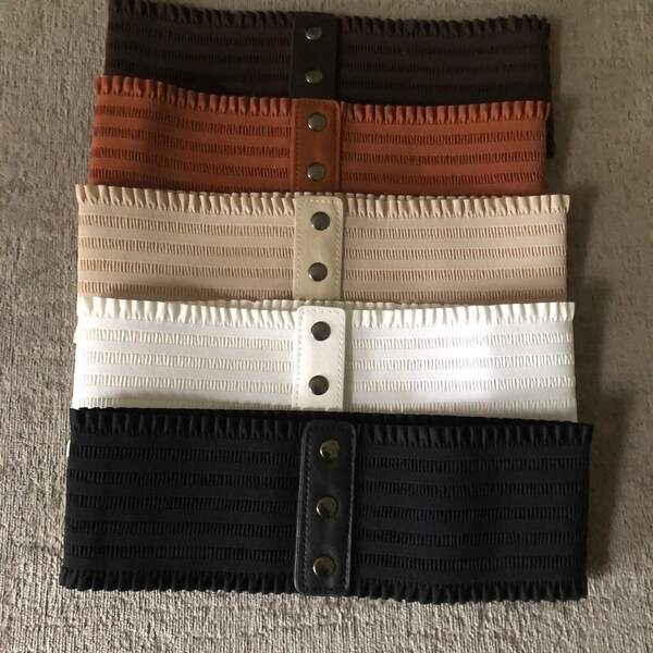Wide Fabric Belt - Etsy