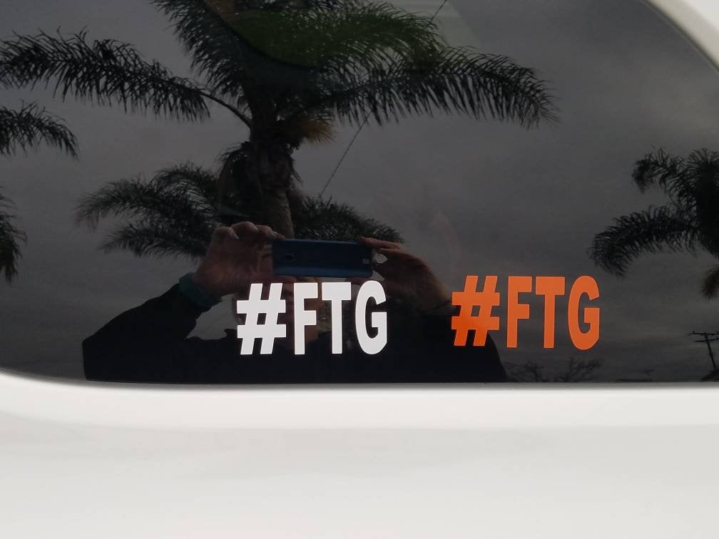 FTG Car Decal/car Sticker/#ftg Route 91/survivor/moving Forward/country ...