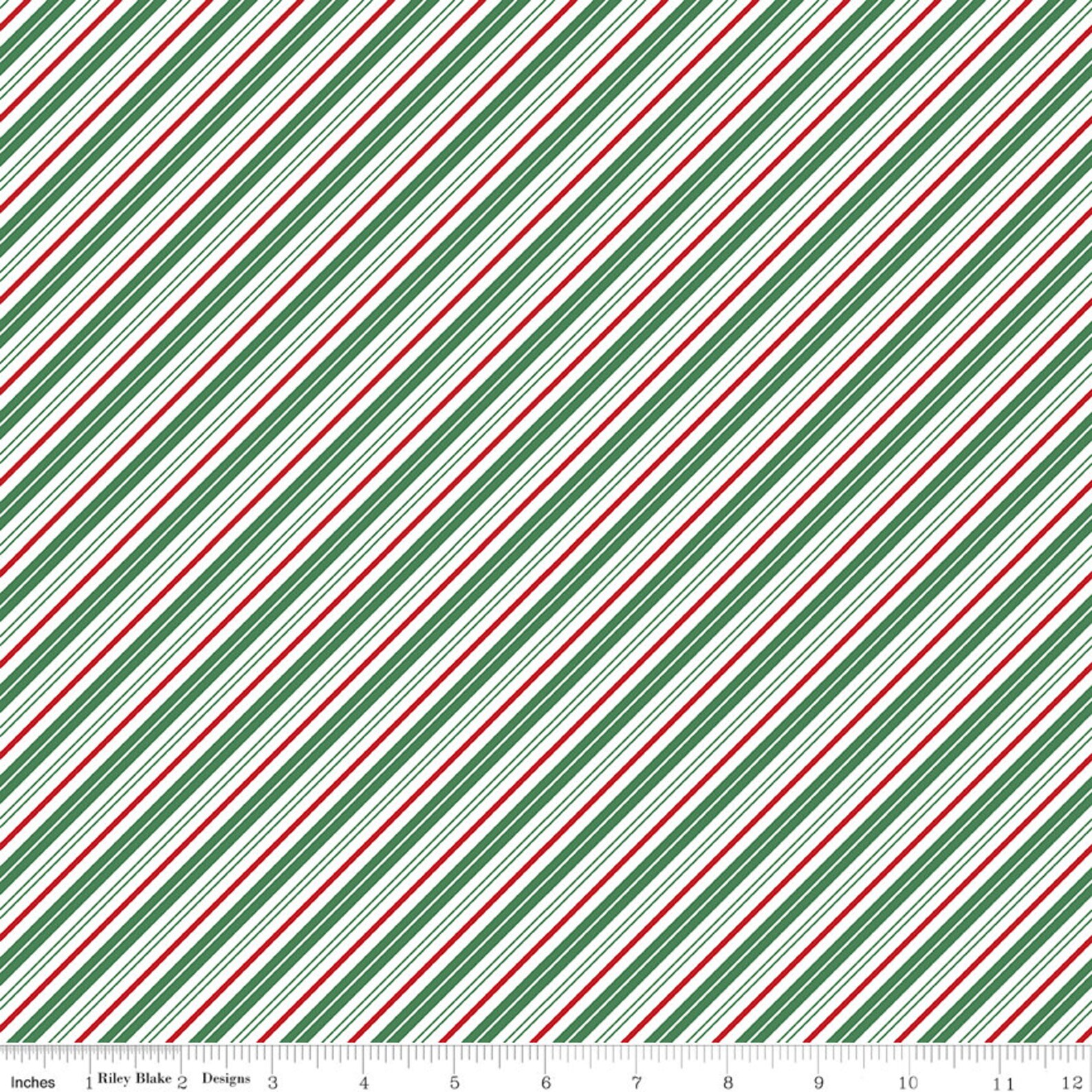Christmas Stripes/ Red and Green Stripes/ Santa Claus Lane | Etsy