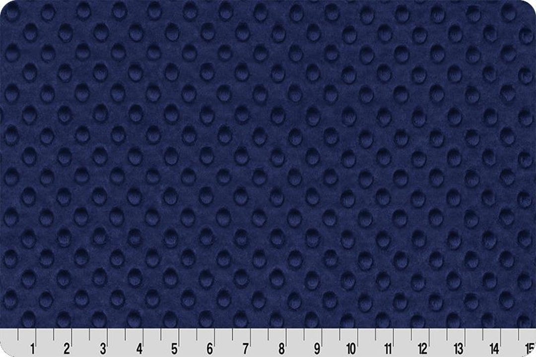 Navy Blue Dimple Minky/ Blue Dimple/ 1/2 Yard Cut - Etsy