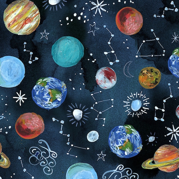 Space Fabric - Etsy