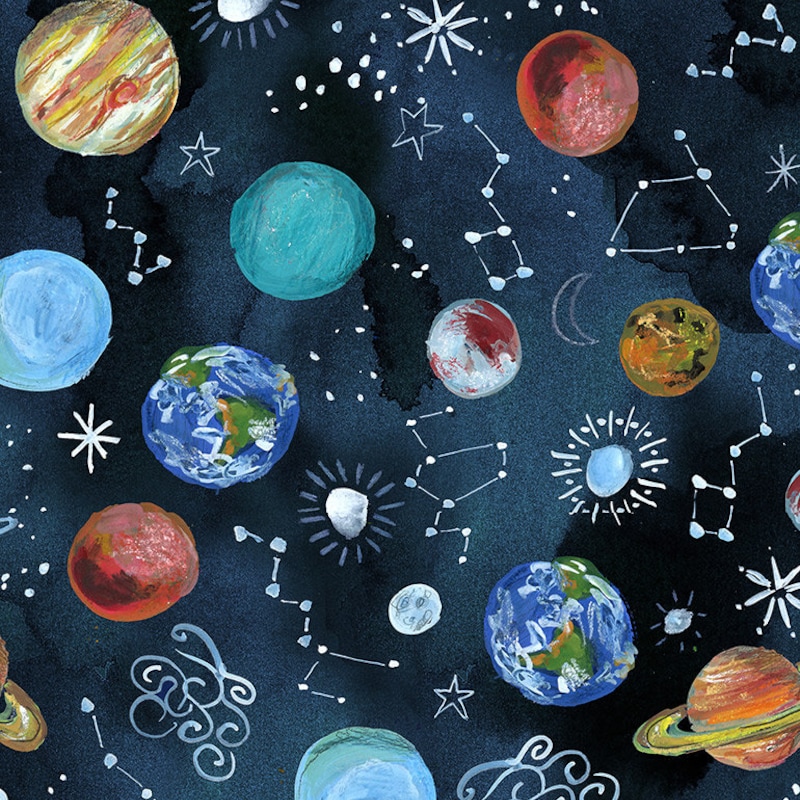Space Fabric - Etsy