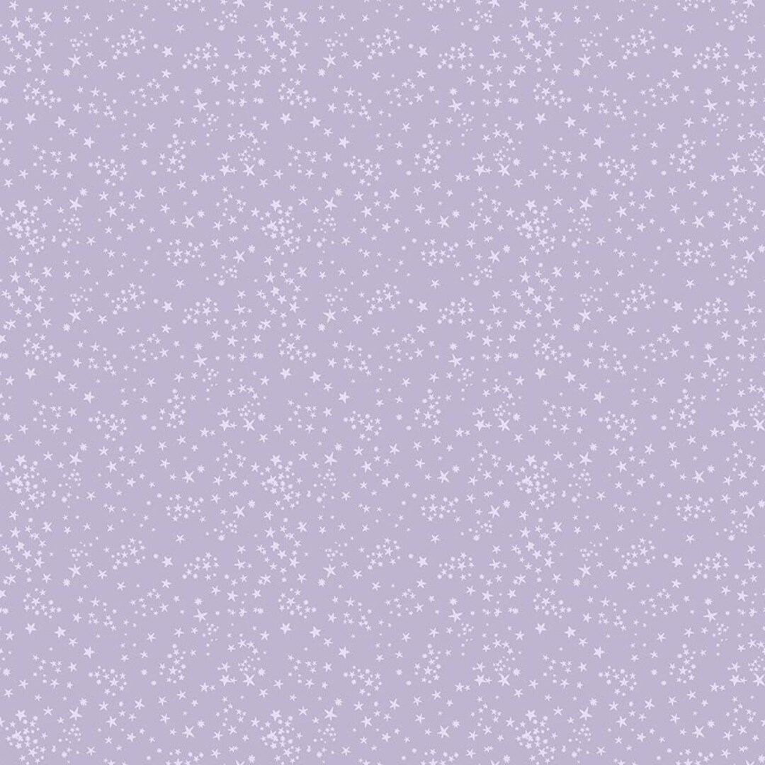 Purple Stars Fabric / Make a Little Magic Collection / Mini Stars ...