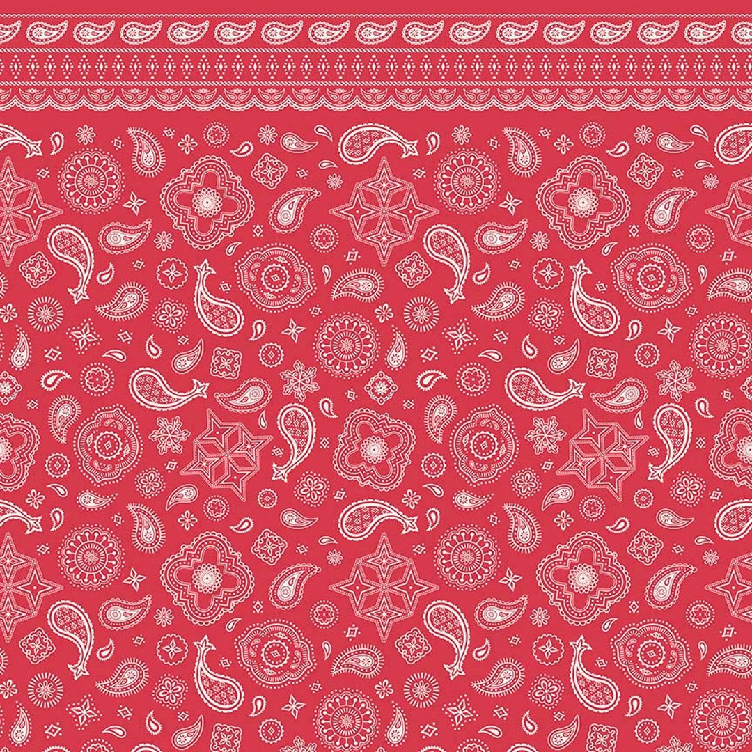Cowboy Fabric/ Cowgirl Fabric/ Riley Blake Fabric/ Cowboy Bandana ...