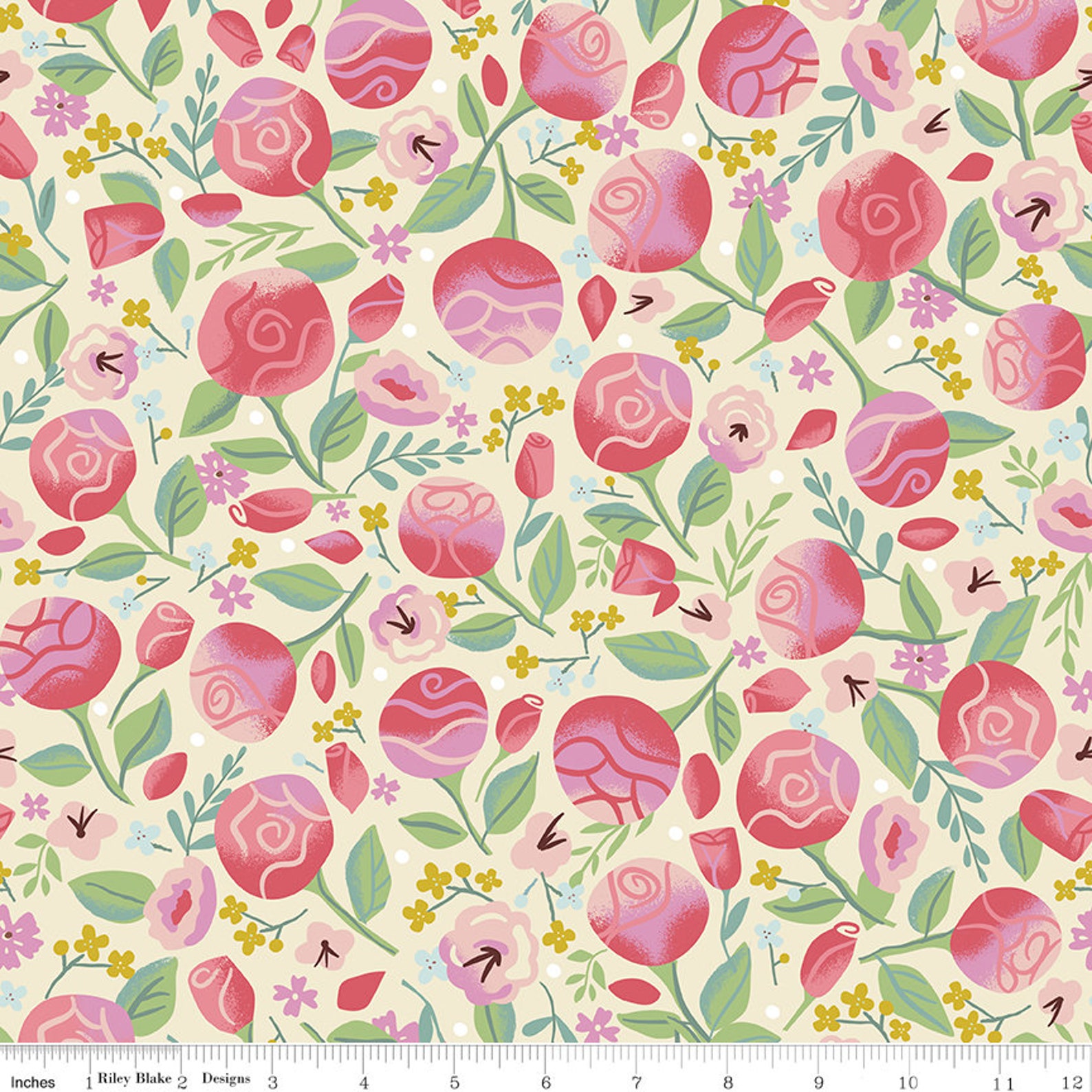 Cream Rose Floral Fabric / Fairytale Fabric / Princess Fabric - Etsy