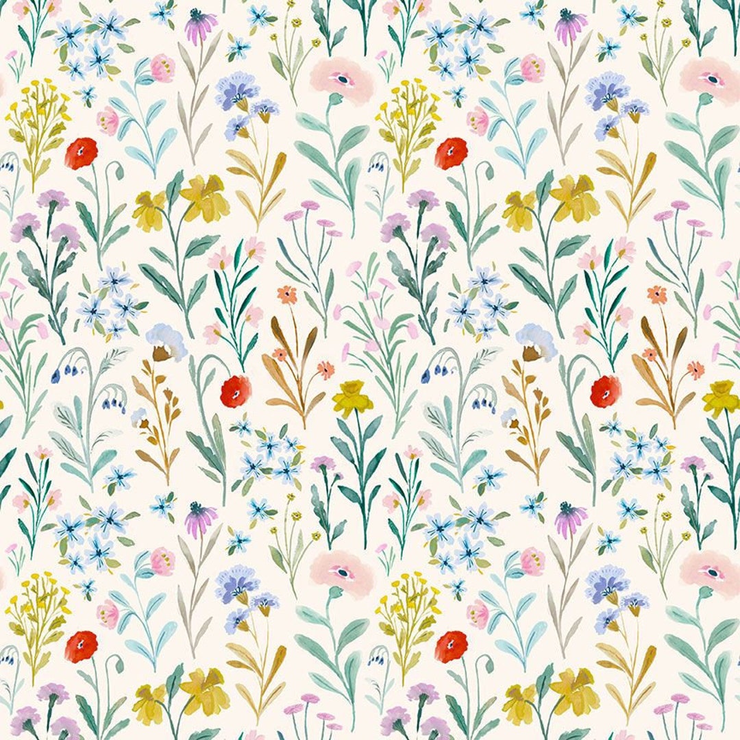 Botanical Garden / Spring It on Collection / Mini Floral Fabric ...