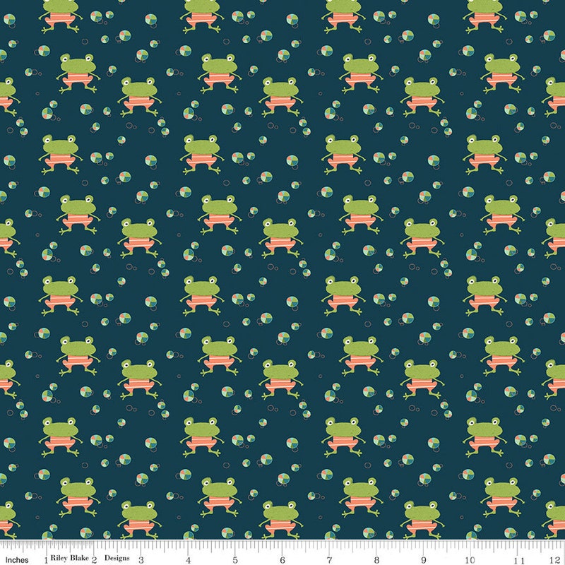 Frogs Fabric - Etsy
