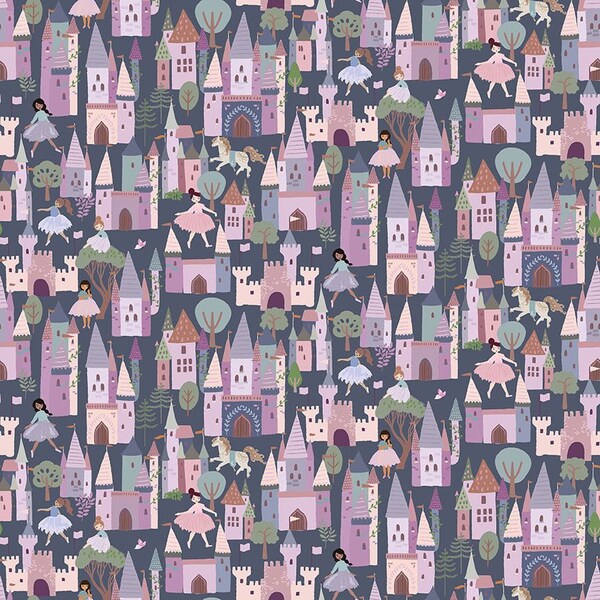 Castle Fabric - Etsy