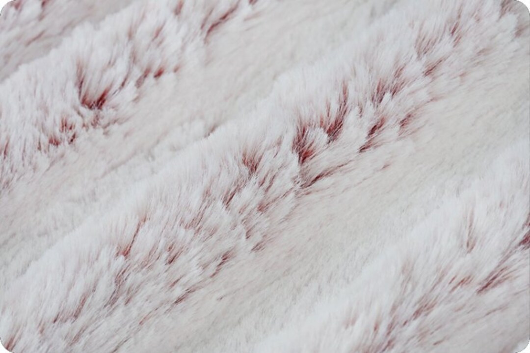 Luxe Frost Minky Merlot/ White Minky/ Red Minky/ Luxury Minky/ Red ...