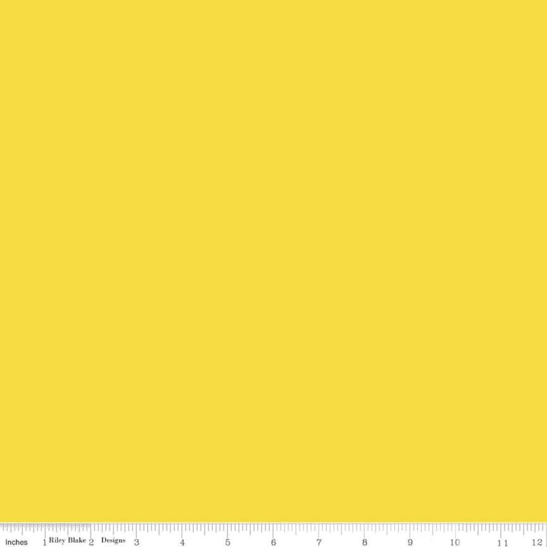 Lemon Zest Yellow Fabric/ Yellow Fabric/ Yellow Cotton/solid Yellow ...
