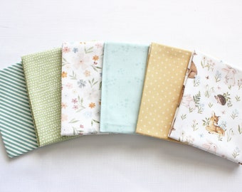 Baby Deer Spots Fabric Fawn Spots by Cateandrainn Woodland Vintage ...