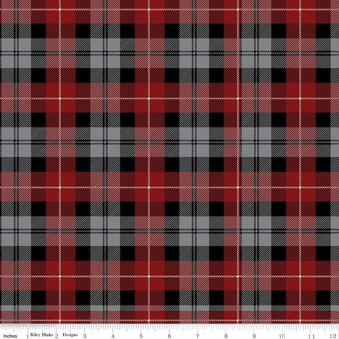 Red and Black Tartan Plaid / Red Plaid / Black Plaid / All About Plaid ...