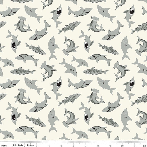Shark Fabric - Etsy