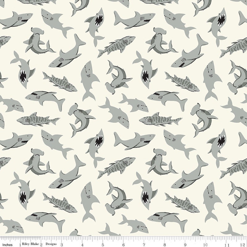 Shark Fabric - Etsy