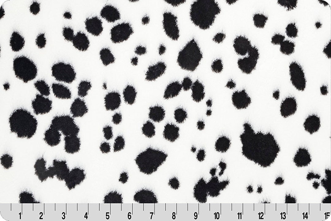 Remnant Dalmation Minky / Cuddle Fabric / Shannon Fabric by the Yard - Etsy