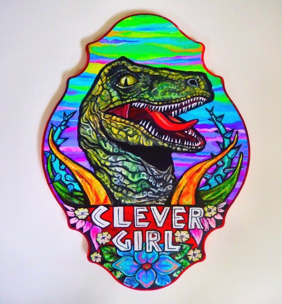Clever Girl Raptor Print - Etsy