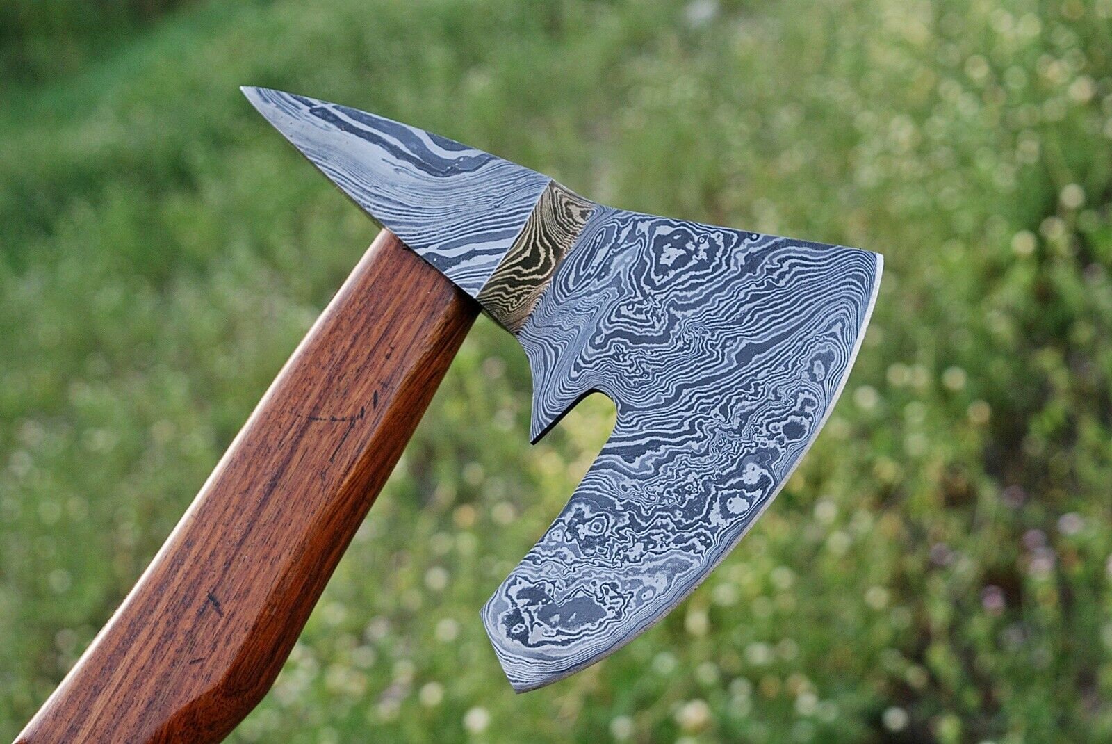 Hand Forged Damascus Steel Axe Handmade Damascus Steel Hatchet
