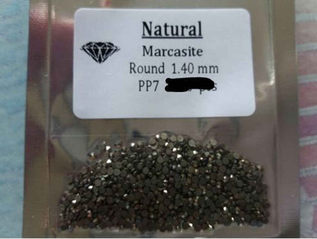 10 X 1.4mm Loose Marcasite Stones for Vintage Jewellery Repairs or ...