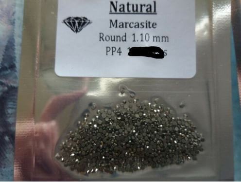 10 X 1.1mm Loose Marcasite Stones for Vintage Jewellery Repairs or ...