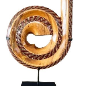 DIDGERIDOO Spiral, Natural Wood Handcrafted Didge. Great Sound ...