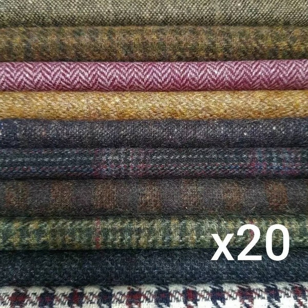 Tweed Patchwork - Etsy UK