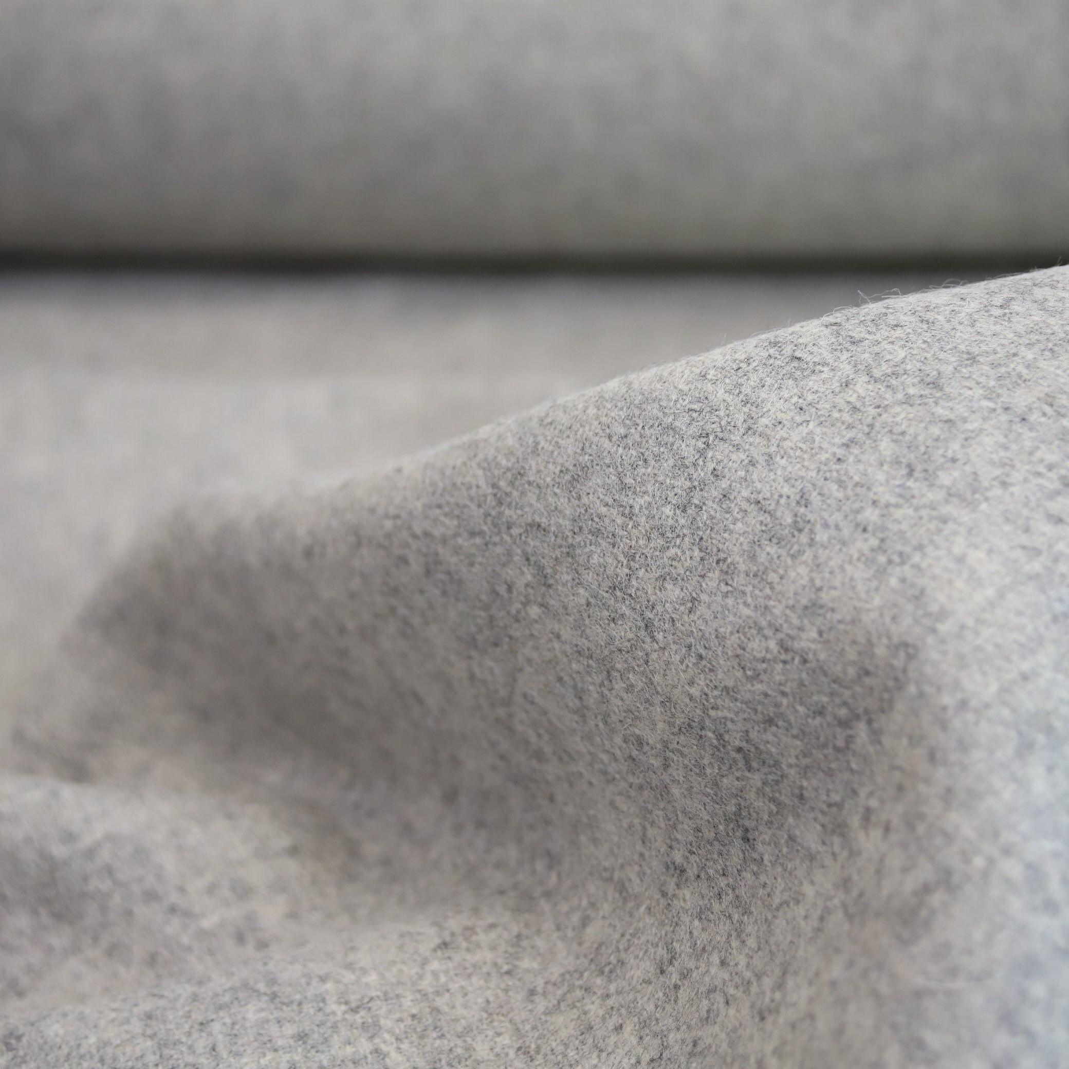 Light Grey Mix 100% Wool Tweed Fabric UK Made Cloth sold by - Etsy
