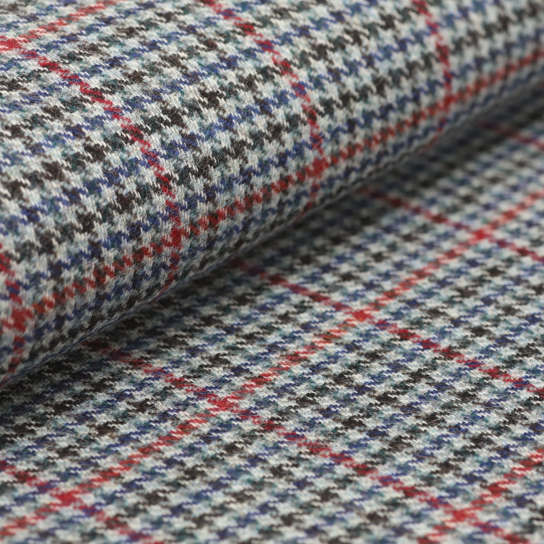 Town Gun Club 100% Wool Tweed Fabric UK Made Cloth **sold by the Half ...