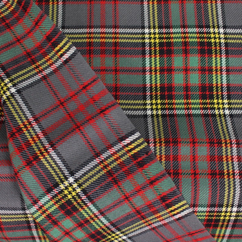 Anderson grey Scottish Tartan Fat Quarter 75x50 Cm / - Etsy