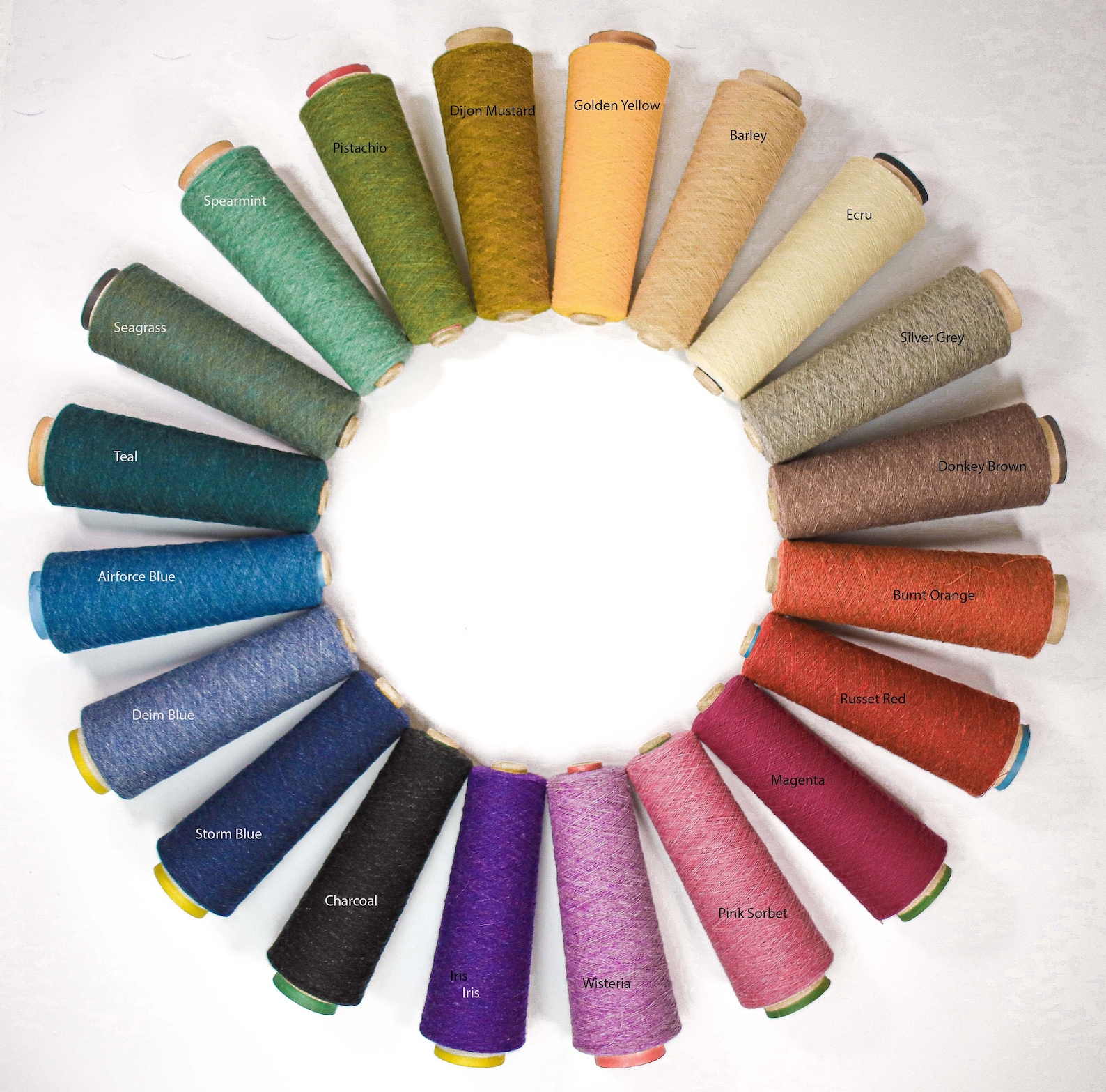 Weaving Wool Fine Shetland Type 250g Cone UK Spun 1/9N Yarn 100% Pure ...