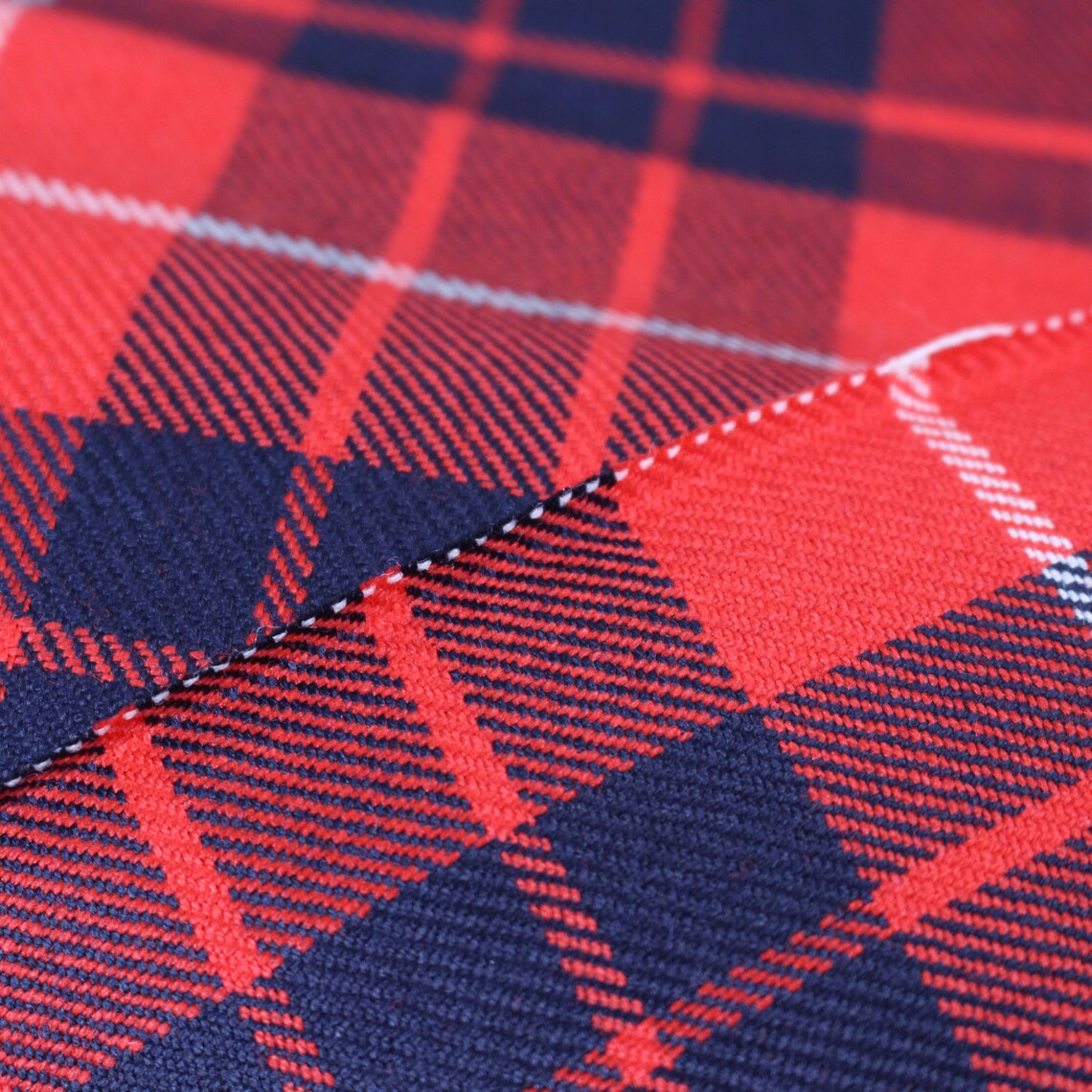 Hamilton Red Modern Scottish Tartan Fat Quarter 75CM x | Etsy