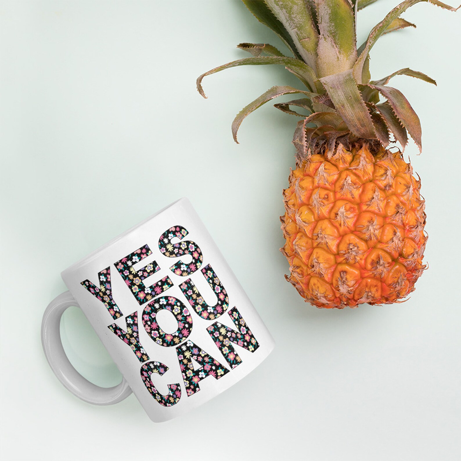 YES YOU CAN Coffee Mug Coffee Cup Ceramic Mug Mugs With - Etsy
