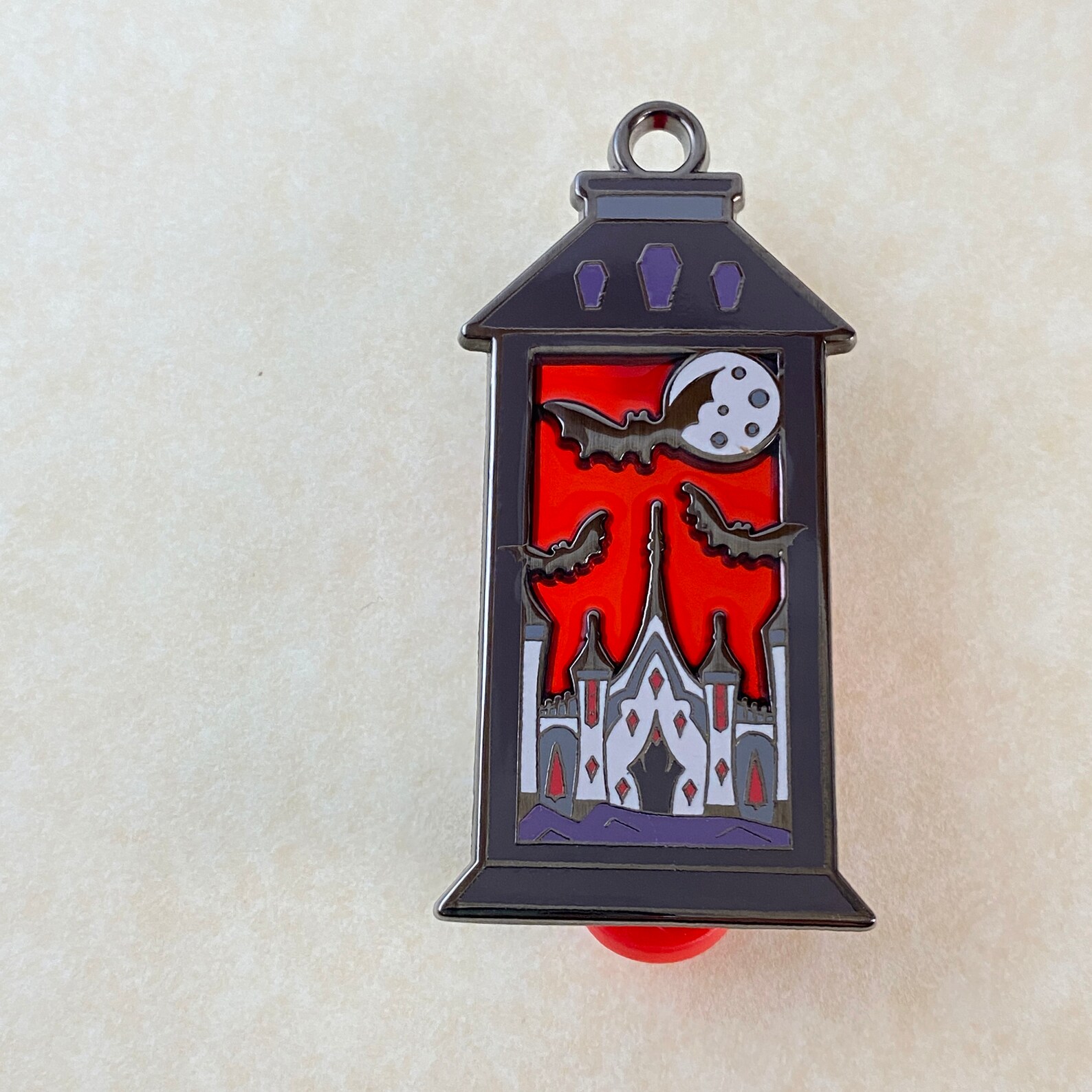Gothic Vampire Castle Halloween Hard Enamel Pin 2.25 Tall Spooky ...
