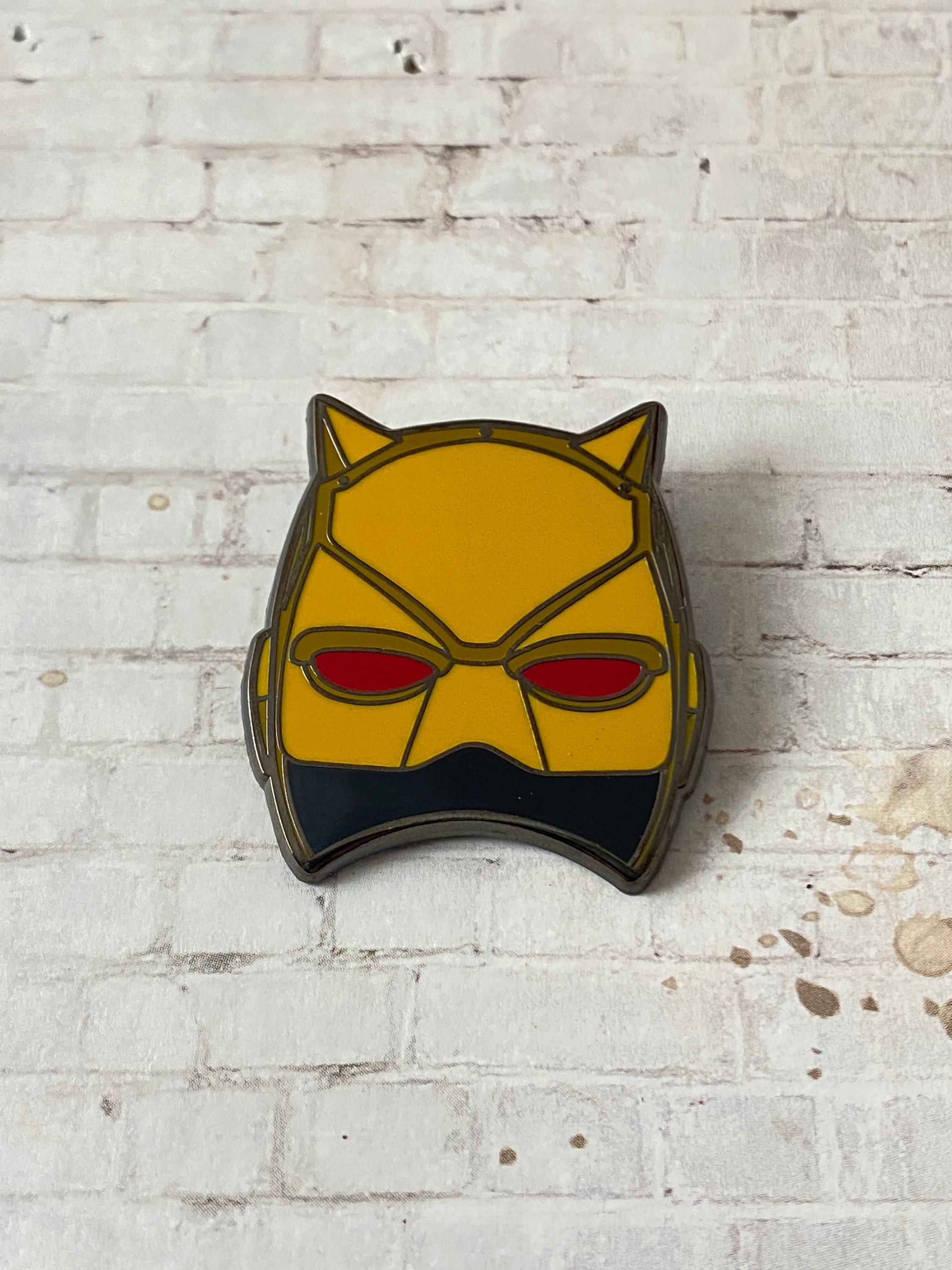 Daredevil Mask 1.5 Enamel Pin Black Nickel OR Gold - Etsy