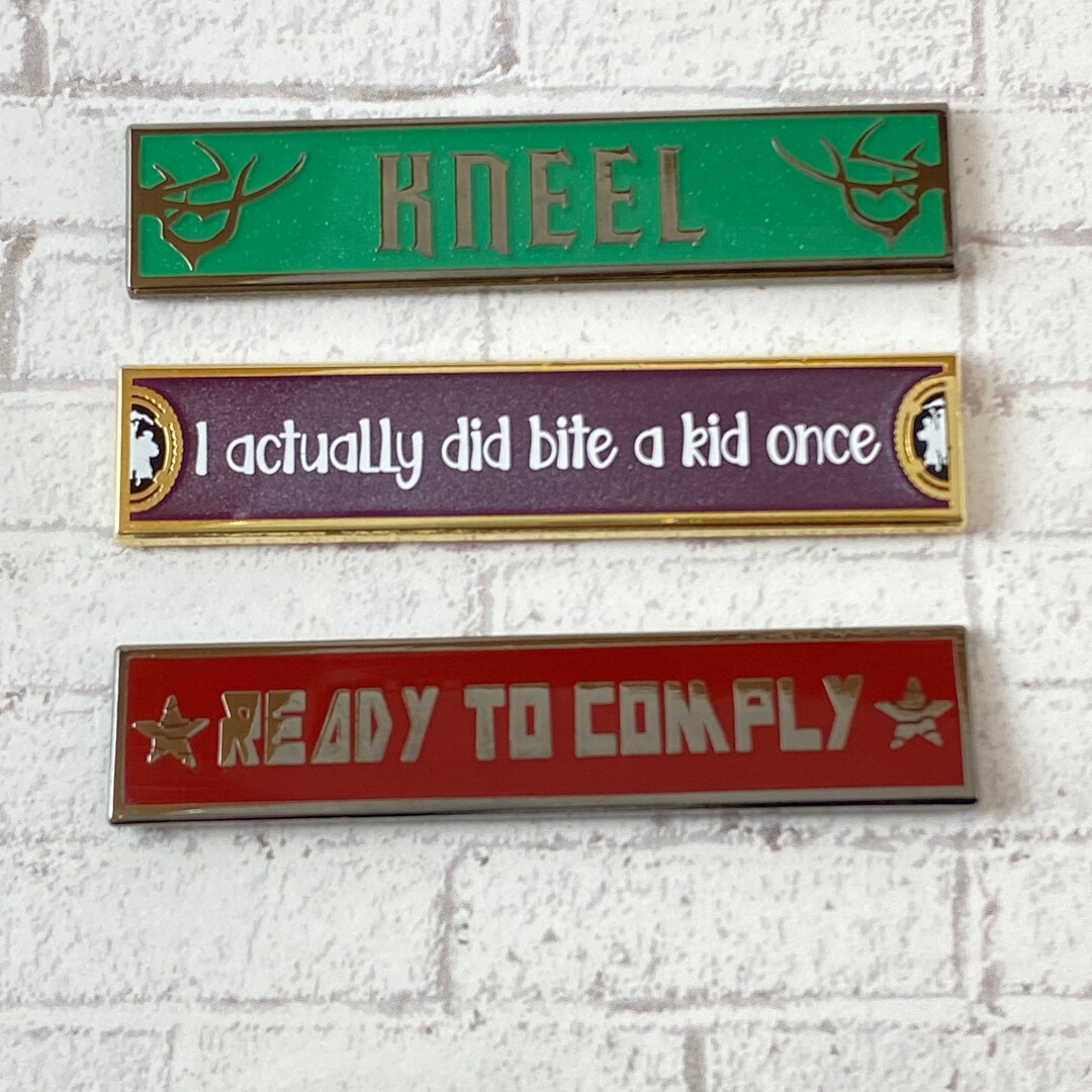 Quote Series 8 - 2" Hard Enamel Pins - Winter Solider, Hela, Agatha ...