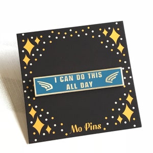 Captain America Enamel Pin - I Can Do This All Day - 2" Wide - Etsy