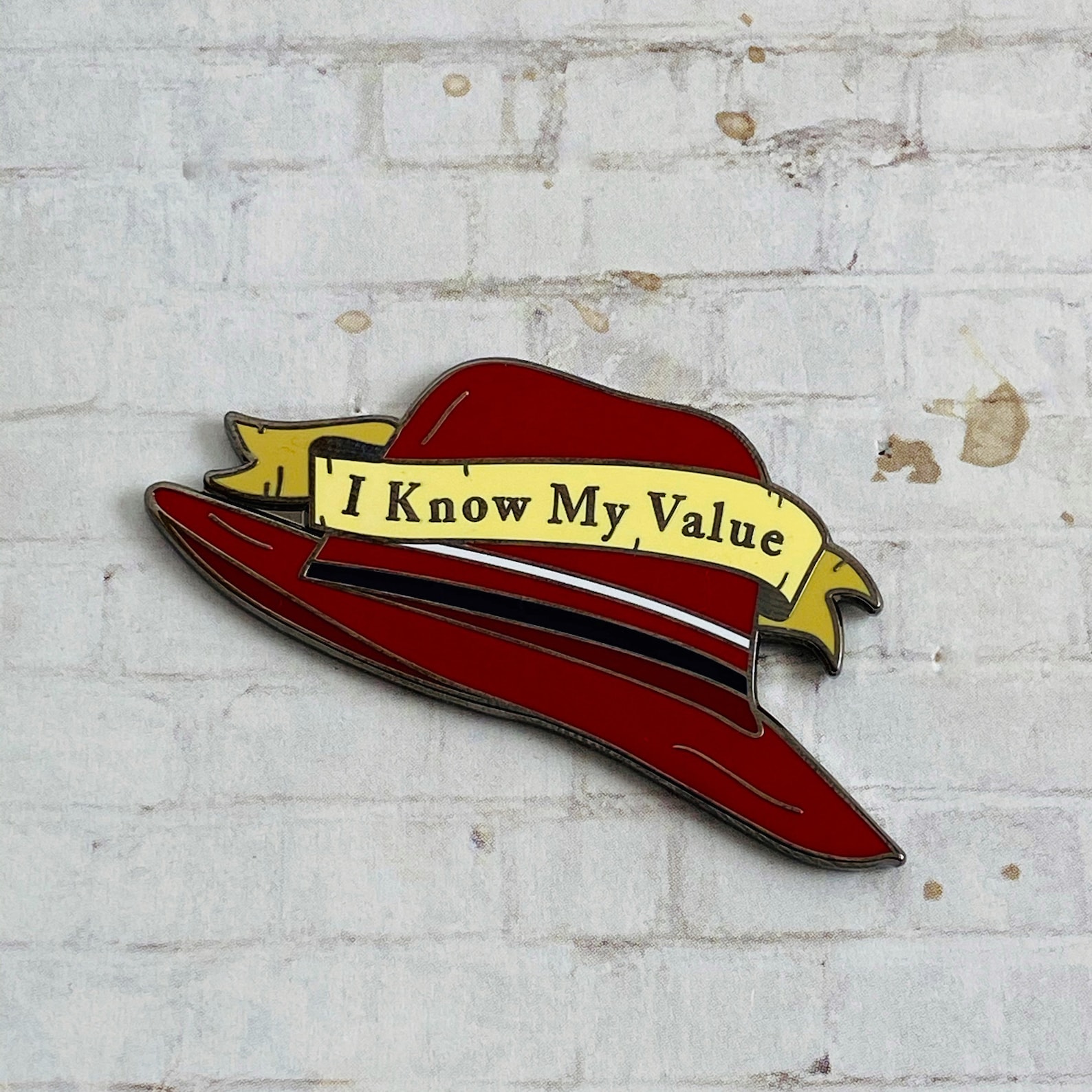 I Know My Value - 2" Wide Enamel Pin - Peggy Carter - Etsy