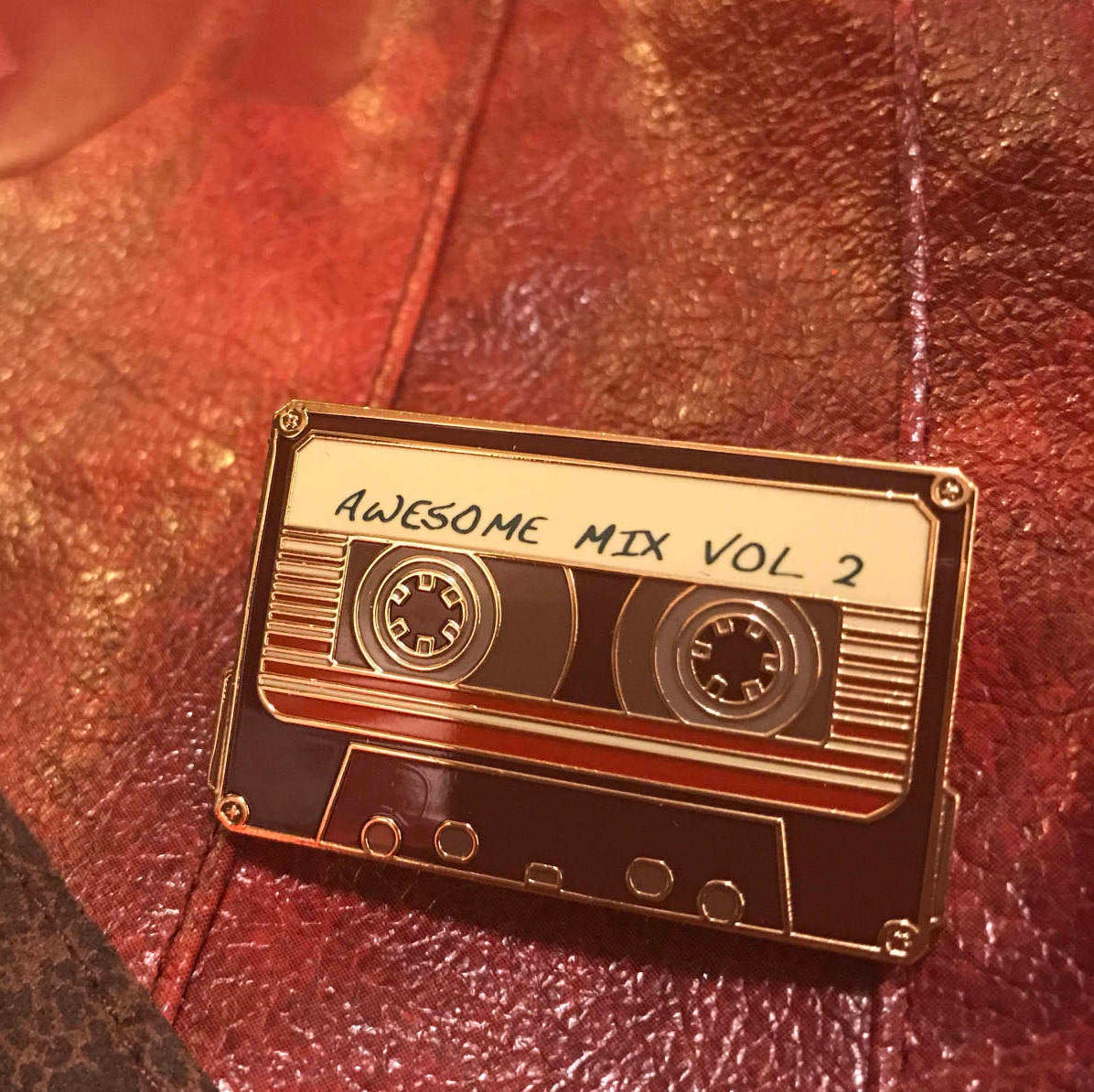 Awesome Mix Vol 2 1.5 Enamel Lapel Pin Cassette - Etsy
