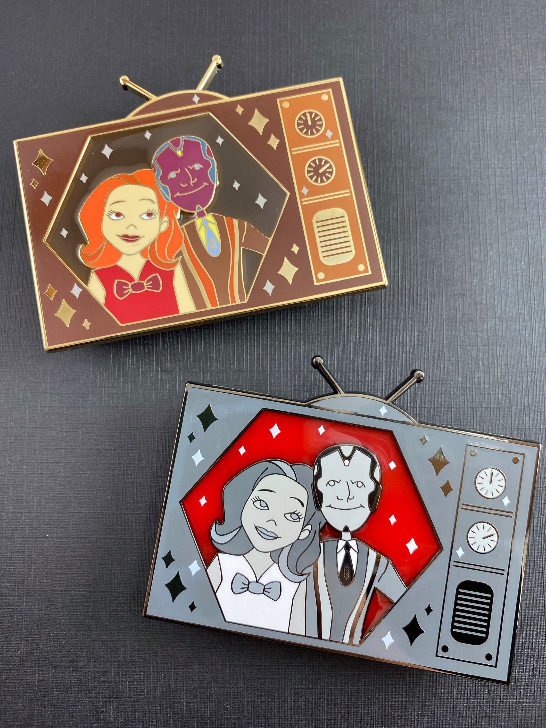 Limited Edition 3 Retro TV Hard Enamel Pin with 5 | Etsy