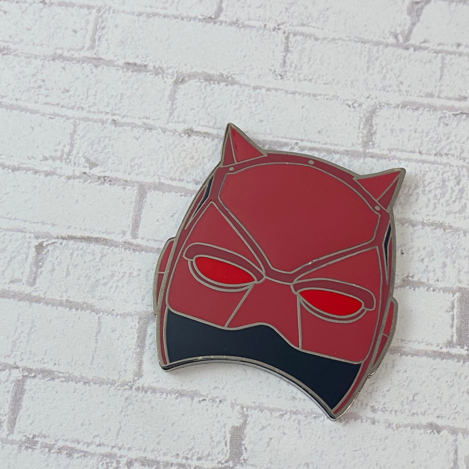 Daredevil Mask 1.5 Enamel Pin Black Nickel OR Gold - Etsy