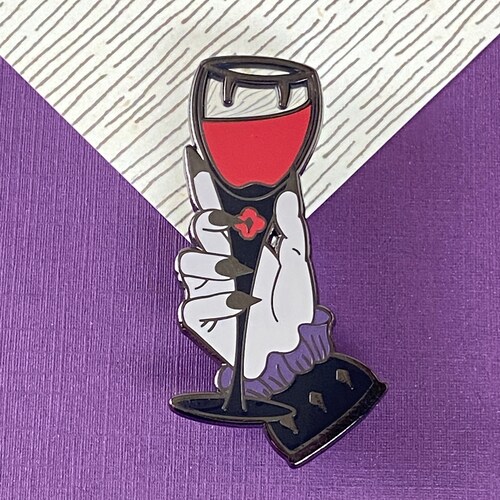 Gothic Vampire Castle Halloween Hard Enamel Pin 2.25 - Etsy