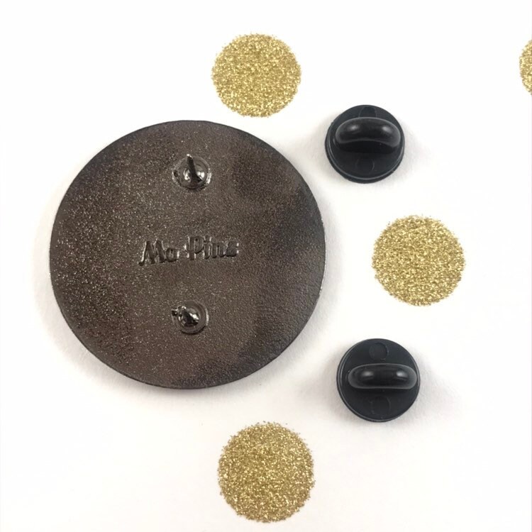 Rocket Raccoon - 1.5" Round Hard Enamel Comic Pin, Black Nickel Plating ...