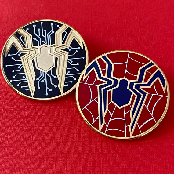 Spider 1.5 Hard Enamel Pin Iron Spider Integrated - Etsy
