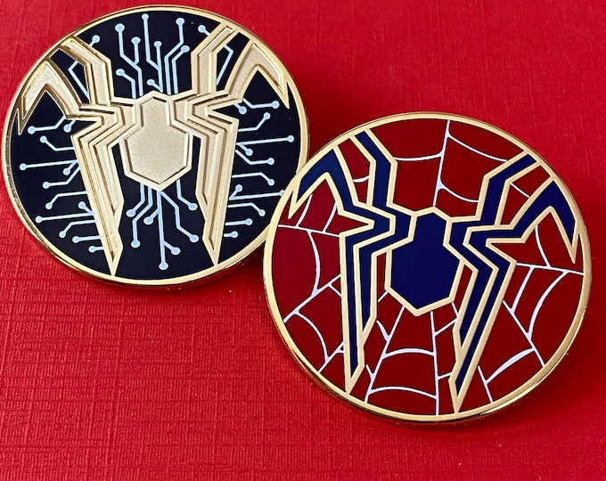 Spiderverse Button Pins Miles Morales, Gwen Stacy, Peter B Parker, Doc ...