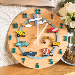 Vehicle & Transport Clock. Wall Art, Time Teller. - Etsy