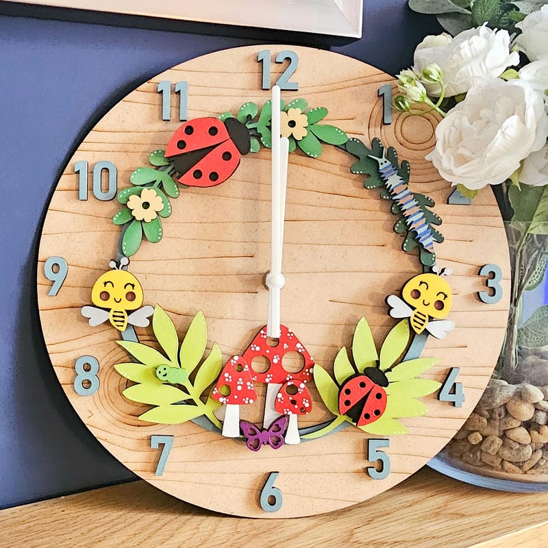 Ladybug Clock - Etsy