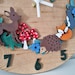 Woodland Themed Clock. Wall Art, Time Teller. - Etsy